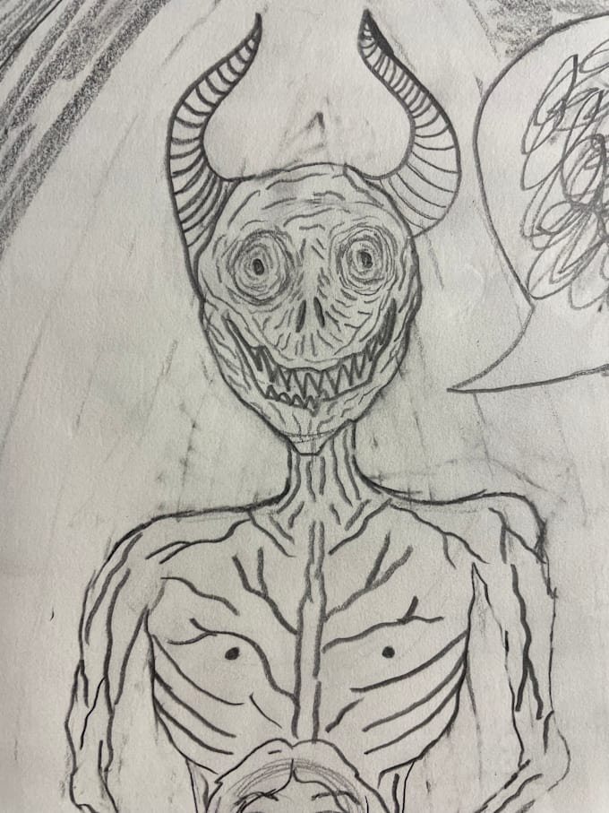 Drawing your inner demons by Amsinger19 | Fiverr