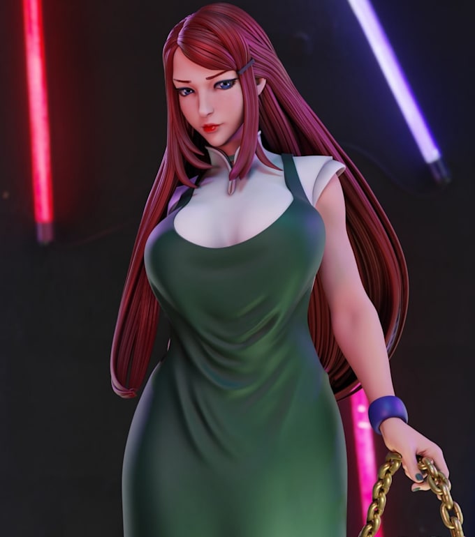 Draw your anime character avatar model for vtuber and live2d ready to ...