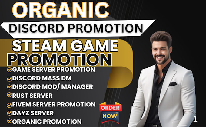 Do discord server promotion for steam game, steam game discord server ...
