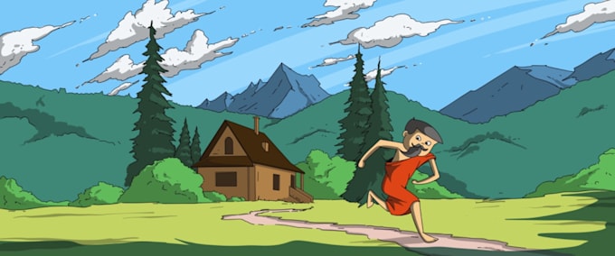 Make 2d cartoon frame by frame animations by Tinbell | Fiverr