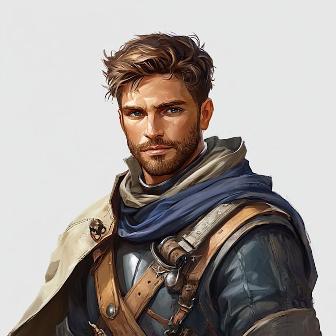 Draw dnd character art and dnd character art by Sammbird | Fiverr