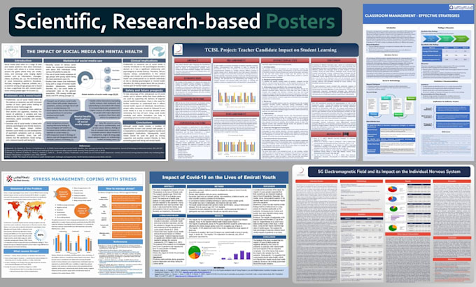 Design academic, research, conference poster, banner, flyer and handout ...
