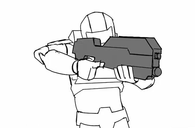 Draw 2d line art animation pencil sketch line art 2d hand drawn, frame ...