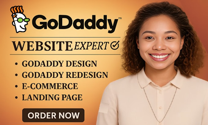 Develop godaddy website redesign godaddy website design by ...