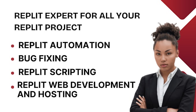 Develop bots apis code debug fix bugs automation for replit web project by Zion_clar | Fiverr