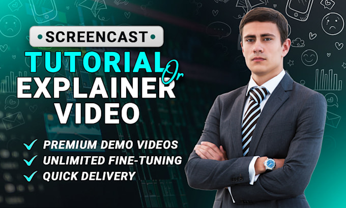 Create a screencast tutorial or explainer video for your website or app promo by Cinesnap83 | Fiverr