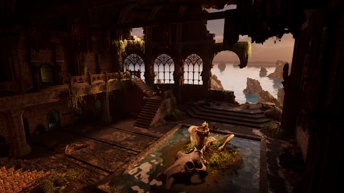 Design 3d environment, levels, terrains, scenes, world in blender and unity by Crestholding | Fiverr