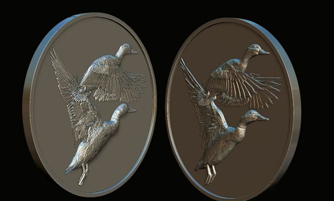 Sculpt custom 3d coin model, 3d bas relief, medalion cnc design ...