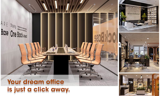 Design office, reception area, meeting room, pantry for you by Hinatran ...