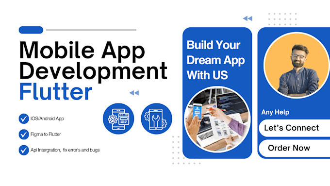 Do mobile app design, android, ios app development, flutter mobile app ...