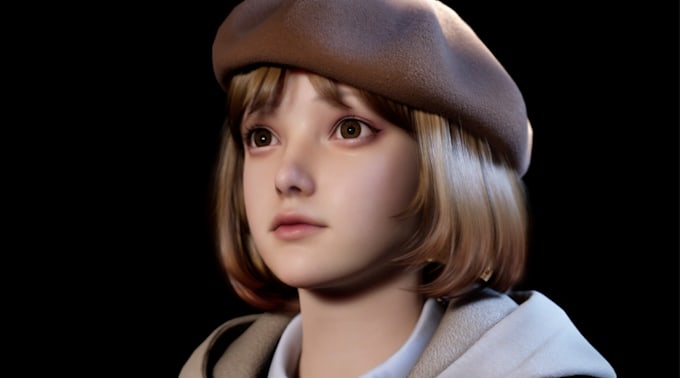 Model realistic meta human character in unreal engine,cartoon animation ...