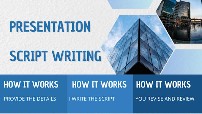 Craft a compelling presentation script that engages and persuades your ...