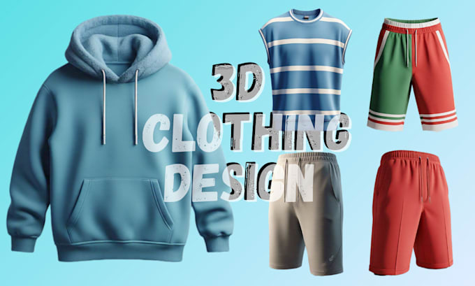 Do 3d clothing design mockup, 3d cloth animation, clo3d, fashion ...