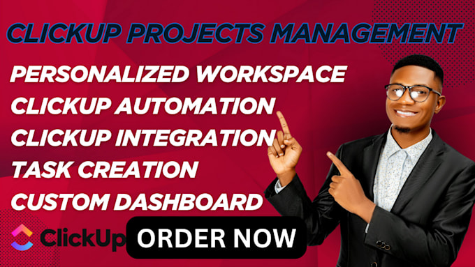Personalized clickup workspace design automated task creation clickup automation by Yoluzim | Fiverr
