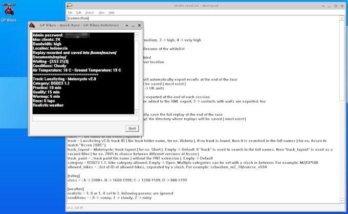 Setup and optimize gpbikes dedicated server on vps ubuntu by Kristiantow27 | Fiverr
