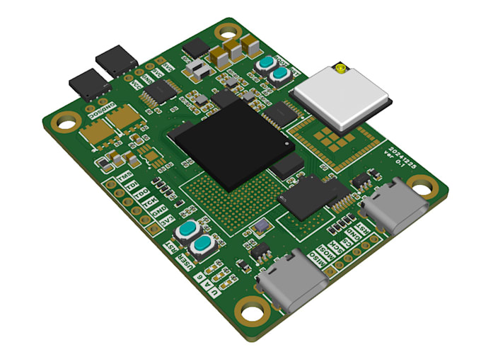 Design pcb for fpga ecp5 spartan artix kintex virtex zynq ultrascale kria som by Jleepcb | Fiverr