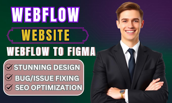 Design, redesign, update, fix webflow website, convert figma, and ecommerce by Ivaantoneey | Fiverr
