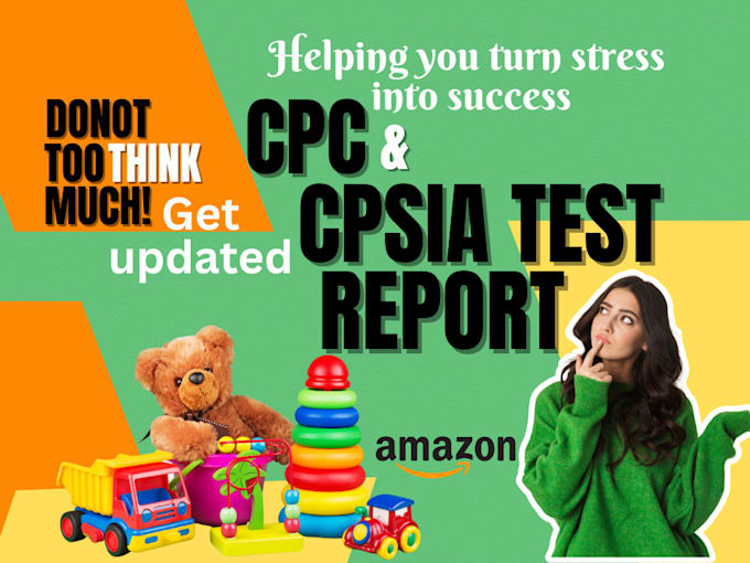 Provide cpc certificate as per cpsia standards for amazon and tiktok shop by Dr_manaahil | Fiverr
