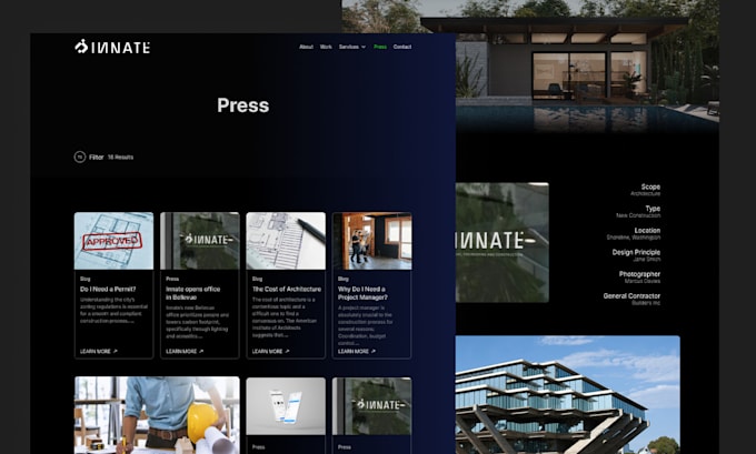 Create a modern landing page with html, css, javascript by Qazi_tabish ...