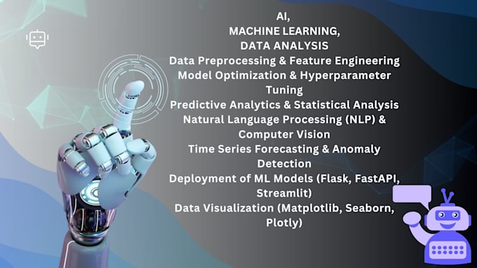 Do machine learning, deep learning , data science in python by Mize_mill | Fiverr