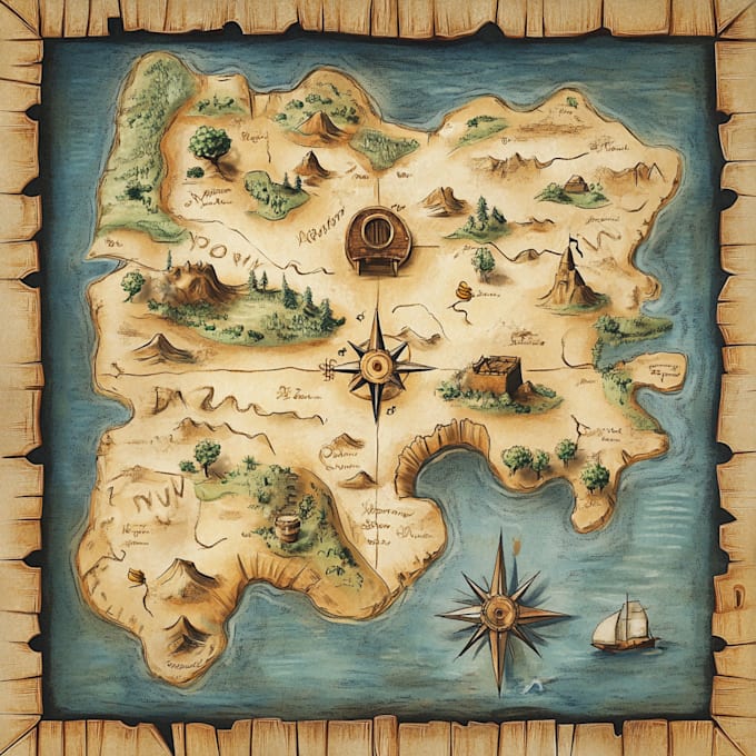 Rpg map, fantasy map, map animation, dnd map, low poly by Lafyettelong ...