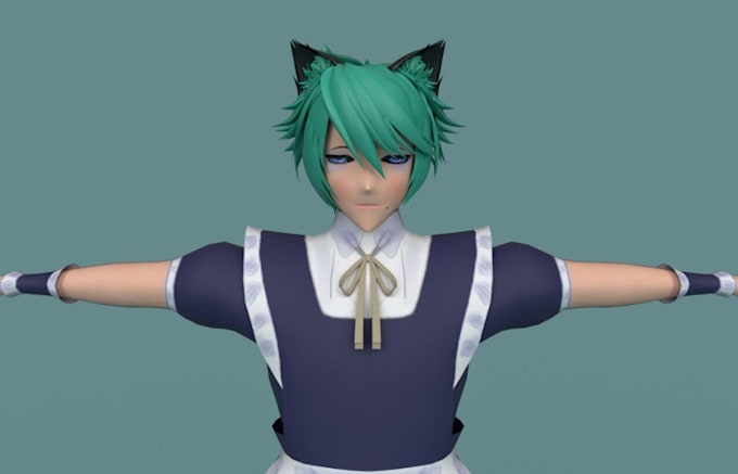Design and rig vrchat avatar, 3d vtuber avatar, vrc avatar, furry ...