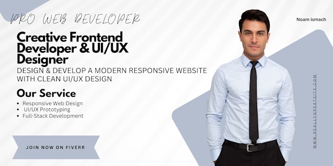Design and develop a modern responsive website with clean design by ...