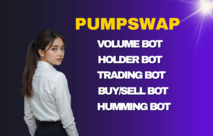 Do pumpfun pumpswap volume holder trading humming bot by Bychenkovladysl | Fiverr