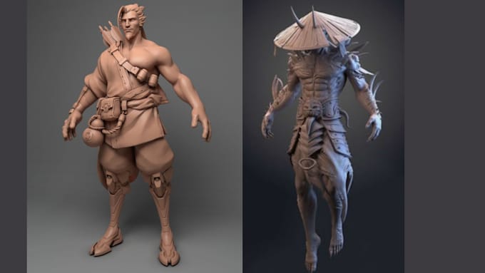 Design 3d game character rigging fortnite character and unreal engine game by Alamin_modeler ...