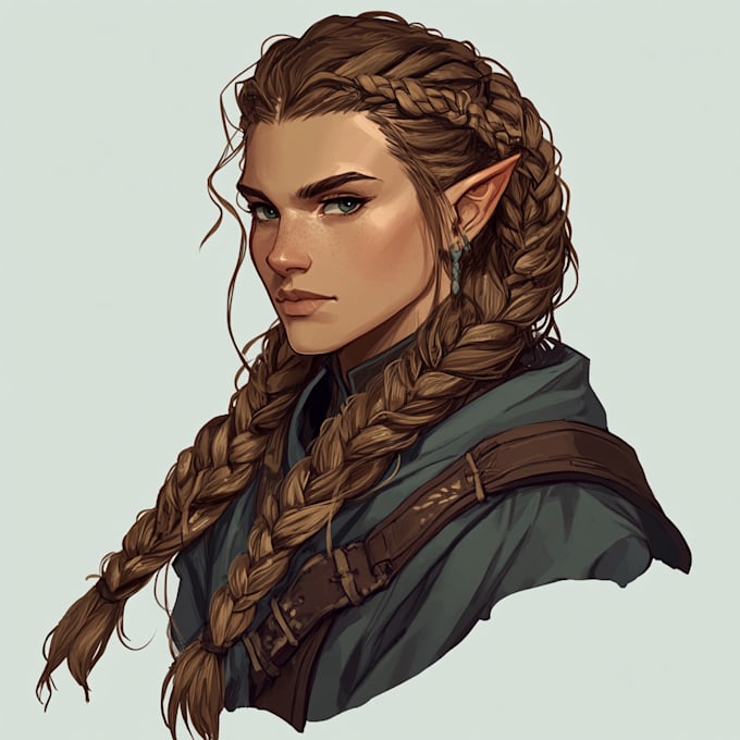 Create fantasy dnd character illustration by Nashaouattara | Fiverr