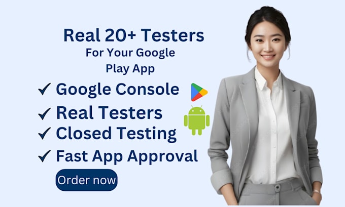 Provide 20 testers for google console android app testing play store by ...
