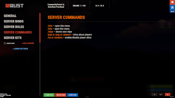 Full install plugins for your rust server by Mywebgame | Fiverr