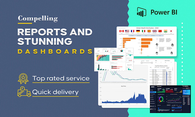 Transform data into insights with power bi by Soumajitbose | Fiverr