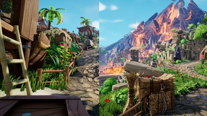 Create 3d game environment unity 3d realistic game design unreal 5 scifi level by Ayinde021 | Fiverr