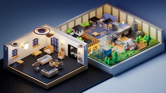 Make a quality realistic simulator map for roblox game, full game creation