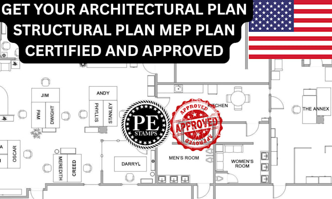 Licensed architectural plan structural engineer mep pe stamp nc me md ...