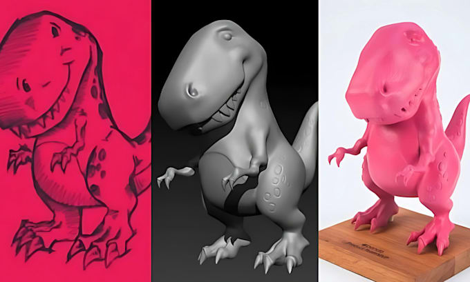 Convert 2d image photo sketches to 3d printable stl files 3d model ...