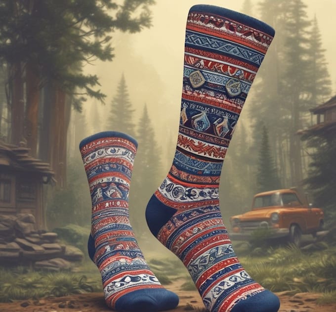 Create a unique socks design by Salmetes | Fiverr