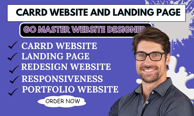 Design carrd landing page design carrd website, redesign carrd co landing page by Nzeemma | Fiverr