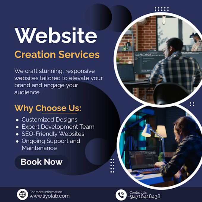 Design a stunning customize website based on your preference by Kavi ...