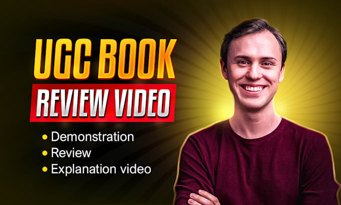 Film a high quality ugc video book review as a ugc content creator by ...