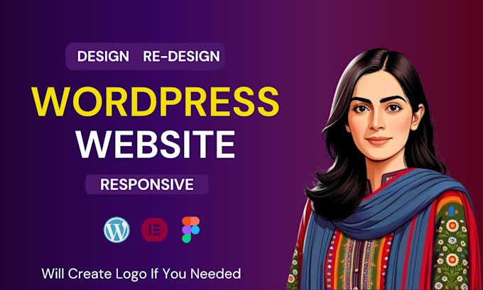 Design and redesign wordpress responsive website by Arzoodolat | Fiverr