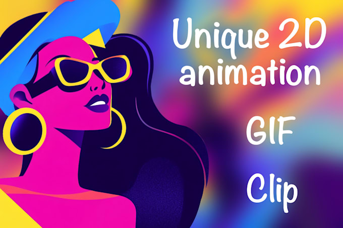 Create 2d gif animations, promo clip by Nadezhdam | Fiverr