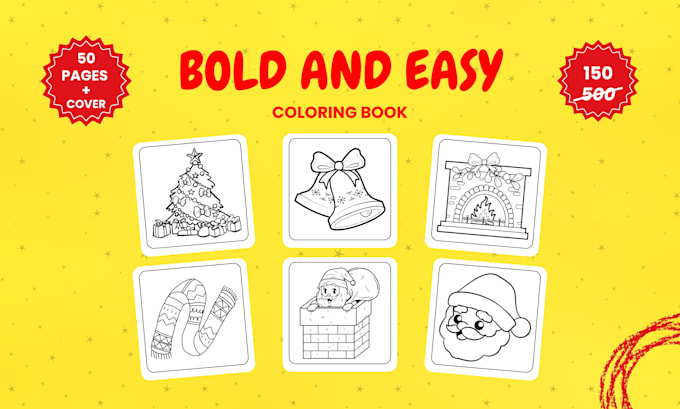Draw bold and easy doodle kawaii, cozy coloring pages for children and ...