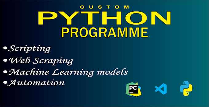 Create python scripts for automation scraping and ml models by Fajar_py | Fiverr