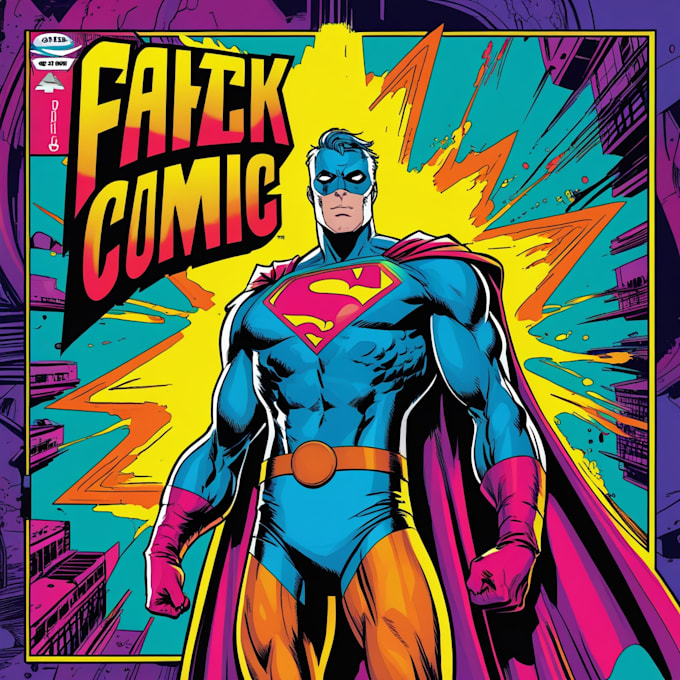 Draw comic book cover illustration and design by Stan_pitts | Fiverr