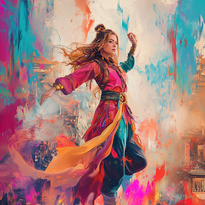 Paint fantasy illustrations and character designs by Gompost | Fiverr