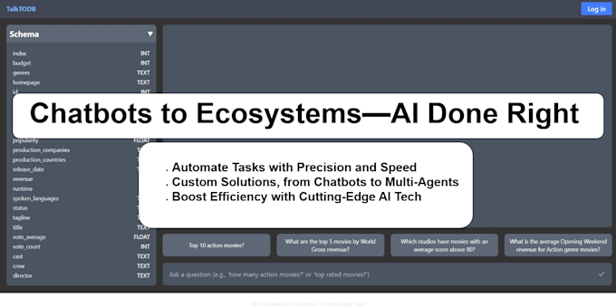 Make custom ai agents chatbots using vector database by Adityakumar862 | Fiverr