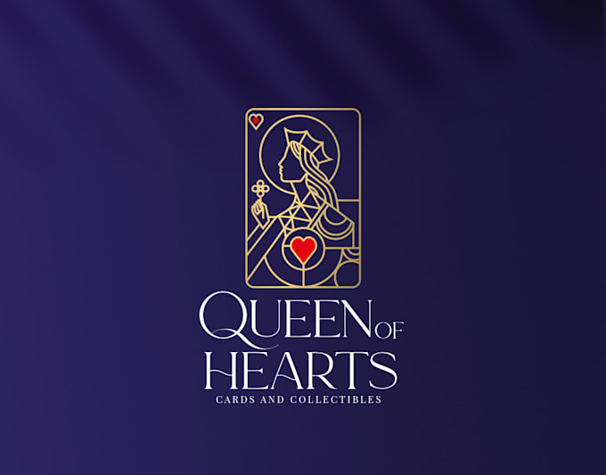 Design unique queen hearts collectibles logo by Erich_daniel | Fiverr