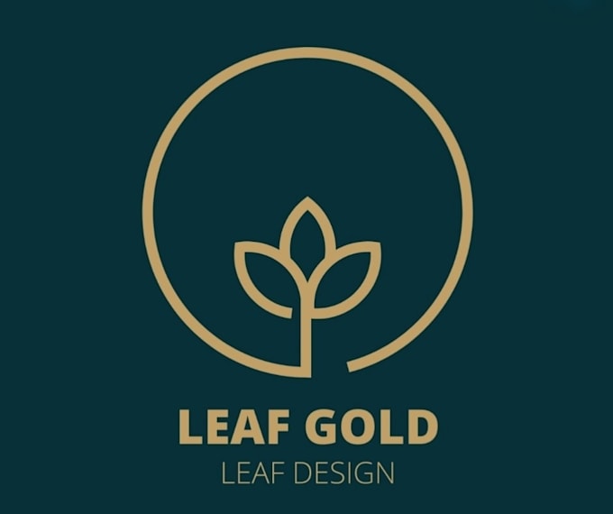 Do leaf gold logo by Zenvoo | Fiverr